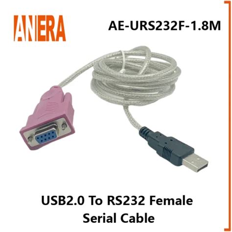 Hot Selling USB 2 0 To RS232 DB9 Female Serial Adapter Cable 1 8m With CD Pl2303 Chipset