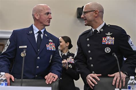 Top Enlisted Ussf Usaf Leaders Testify To Congress On Military Member