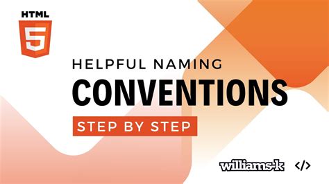 HTML Naming Convention Boost Your Document S Efficiency YouTube