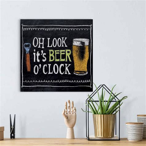 Beer Oclock Wall Art Canvas Prints Framed Prints Wall Peels Great