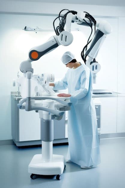 medical robot in action generative ai premium ai generated image