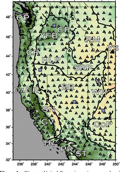 Figure 1 From Surface Wave Dispersion Measurements From Ambient Seismic Noise And Array ‐ Based