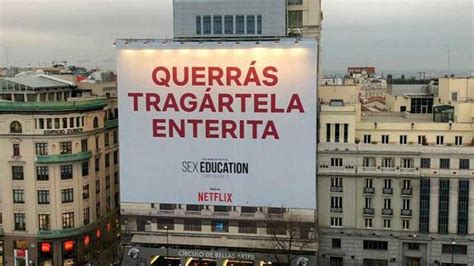 Publicidad Exterior Sobre “sex Education” Por Contenido Con Doble Sentido