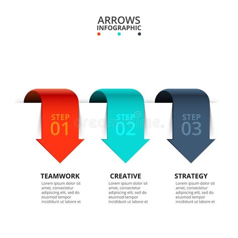 Vector 3 Options Infographic Design Structure Chart Stock Vector