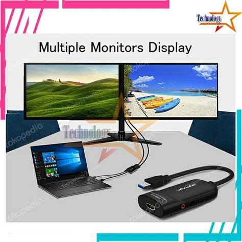 Jual Multiple Monitors Display USB 3 0 Multiviewer Extend Display Full HD Jakarta Pusat