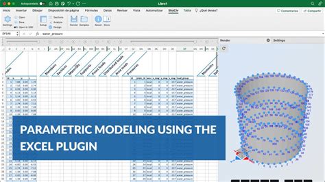 Parametric Modeling Using The Excel Plugin YouTube