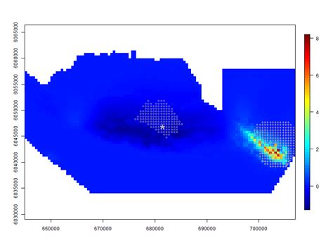 A Plot Of The Mean Difference In Predicted Bird Density Birdskm 2