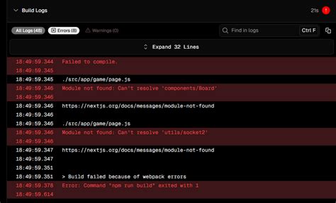 Module Not Found Upon Deployment Help Vercel Community