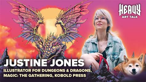 Heavy Art Talk Ep 57 Justine Jones Illustrator For Wizards Of The