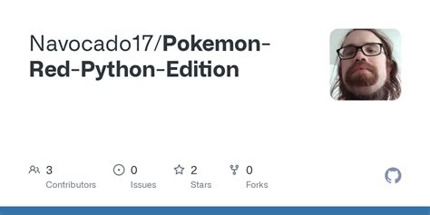 Github Navocado17 Pokemon Red Python Edition