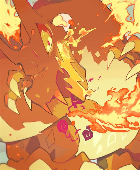 Akadako Charizard Gigantamax Charizard Nintendo Pokemon Highres