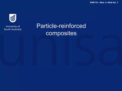 11a Particle Reinforced Composites 34 Mbppt