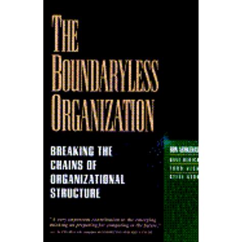 Jossey Bass Management The Boundaryless Organization Breaking The