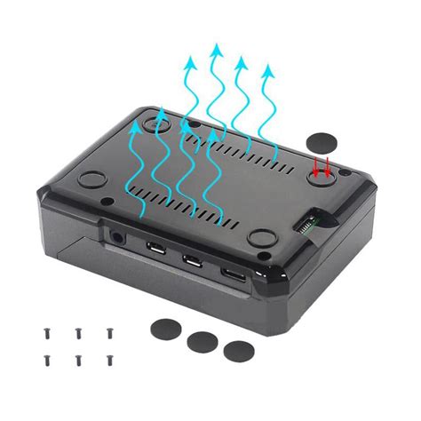 Raspberry Pi 4 Model B Aluminum Alloy Case Slider Grandado