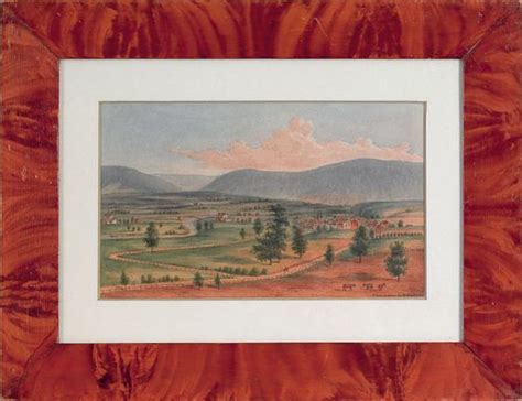 Augustus Kollner American 1813 1900 Watercolora Sold At Auction On