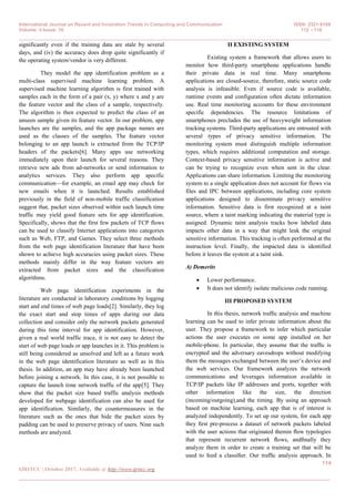 Android Encrypted Network Traffic To Identify User Actions PDF