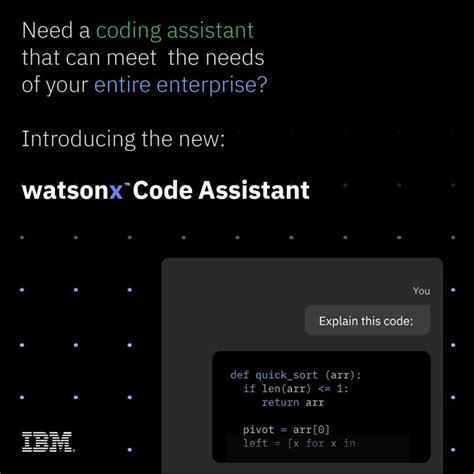 ashley l on linkedin introducing ibm watsonx code assistant powered