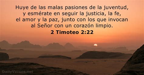 2 Timoteo 222 Versículo De La Biblia