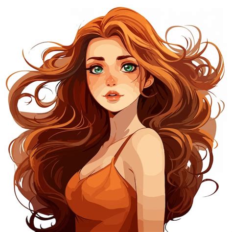 Stunning Vector Illustration Of Girl With Flow Premium Ai Generated Vector