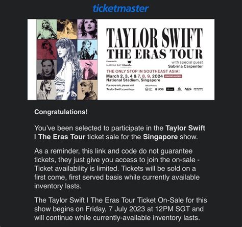 Taylor Swift Access Code Tickets And Vouchers Event Tickets On Carousell