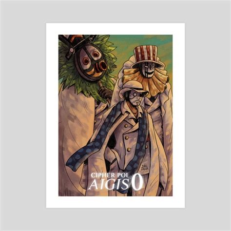 Cipher Pol Aigis Zero An Art Print By Brudrak Inprnt