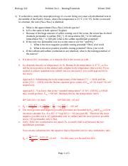 Key Problem Set 1 Winter 2018 Final Pdf Biology 222 Problem Set 1 Resting Potentials Winter