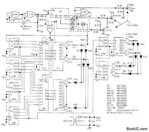 CIRCULAR LED ARRAY LED And Light Circuit Circuit Diagram SeekIC Com