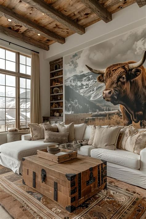 50 Unique Western Living Room Inspirations For A Distinctive Cowboy
