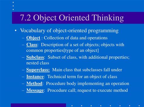 Ppt Object Oriented Programming Chapter 7 Programming Languages By Ravi Sethi Powerpoint