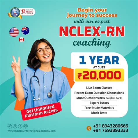 Medcity 𝟭 𝗬𝗘𝗔𝗥 𝗟𝗜𝗩𝗘 𝗡𝗖𝗟𝗘𝗫 𝗥𝗡 𝗖𝗢𝗔𝗖𝗛𝗜𝗡𝗚 𝗢𝗡𝗟𝗬 ₹𝟮𝟬𝟬𝟬𝟬 Turn Your Nclex Rn Dream Into Reality