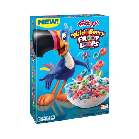 Kelloggs Froot Loops Wild Berry 286g 101oz Aso