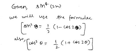 Answered A Use The Power Reducing Formulas To… Bartleby