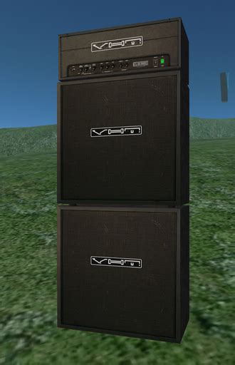 Second Life Marketplace Vht Stack Guitar Amplifier