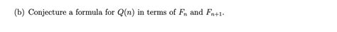 Solved Problem 1 Let The Fibonacci Numbers Be Defined As Chegg