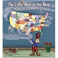 The Little Man In The Map With Clues To Remember All 50
