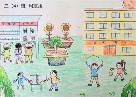 在学校的故事漫画简笔画 简笔画图片大全 普车都