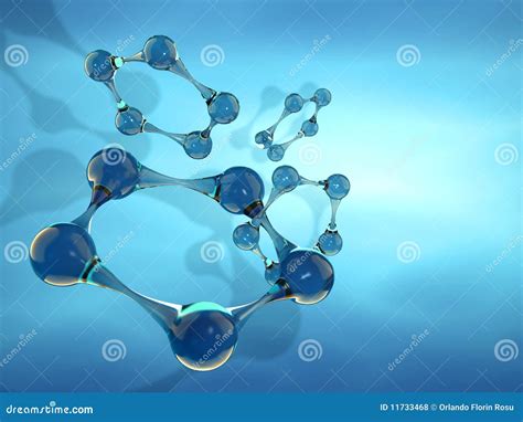 Molecular Structures Stock Illustration Illustration Of Micro 11733468