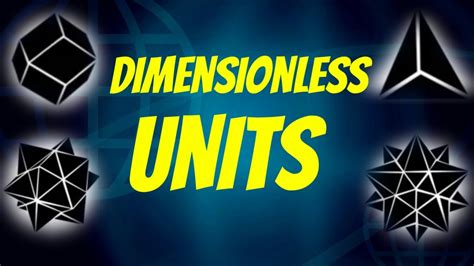 Dimensionless Units Conceptual Physics Youtube