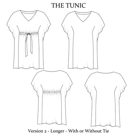 The Tunic Sewing Pattern The Avid Seamstress