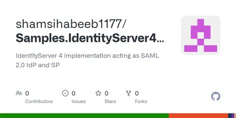 Github Shamsihabeeb1177samplesidentityserver4saml2pintegration