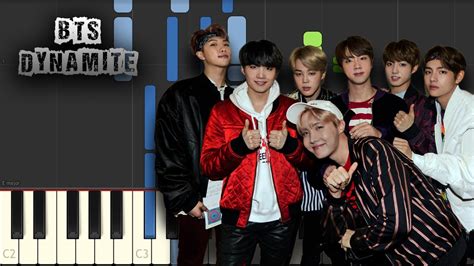 Bts Dynamite [piano Tutorial] Synthesia Download Midi Pdf