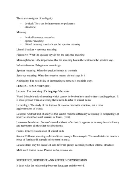 Analysis Of Meaning Full Year Notespdf