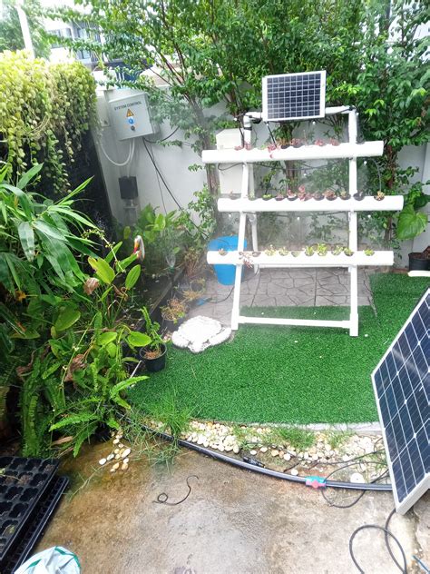 ชุดเล็ก ระบบควบคุม รดน้ำ ปััมน้ำ อัตโนมัติ โซล่าเซลล์