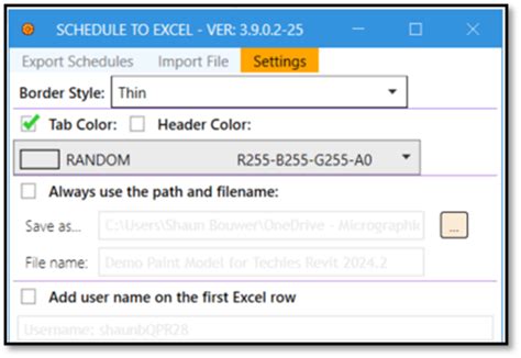Revit 2025 Importing And Exporting Schedules With Excel Micrographics