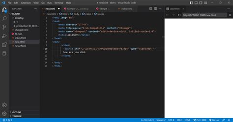 اضافة فيديو في Html أسئلة البرمجة أكاديمية حسوب