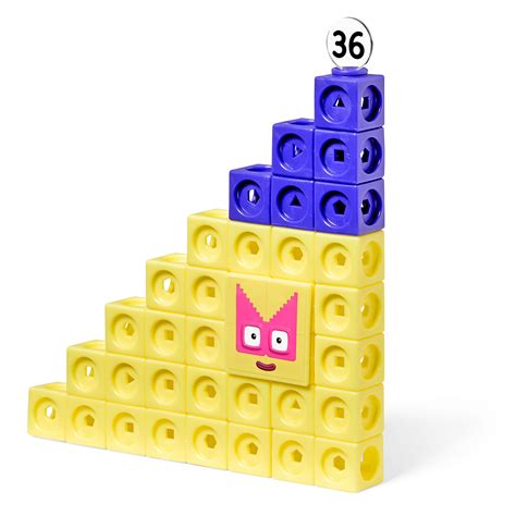Mathlink Cubes Activity Set Numberblocks 31 40 Hand 2 Mind Playwell