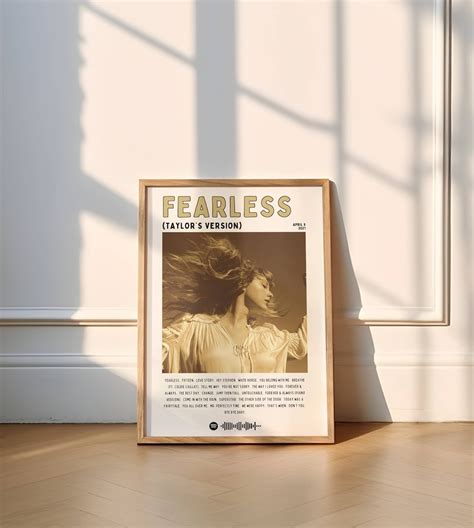 Taylor Swift Poster Fearless Album Illustration Downloadable Print Instant Download