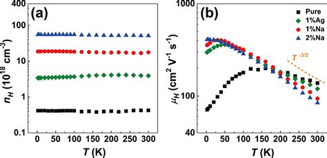 Temperature Dependent A Carrier Concentration And B Carrier Download Scientific Diagram