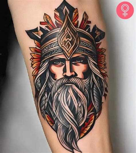 Odin Forearm Tattoo