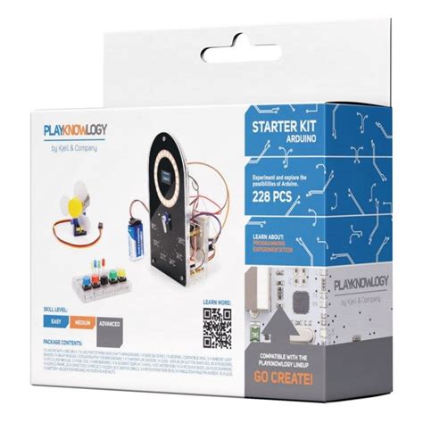 Playknowlogy Komponent Kit För Experimentering Med Arduino Present